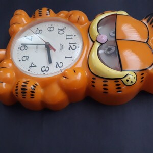 Rare Garfield Wall Clock, Vintage Garfield Wall Clock, Garfield Clock ...