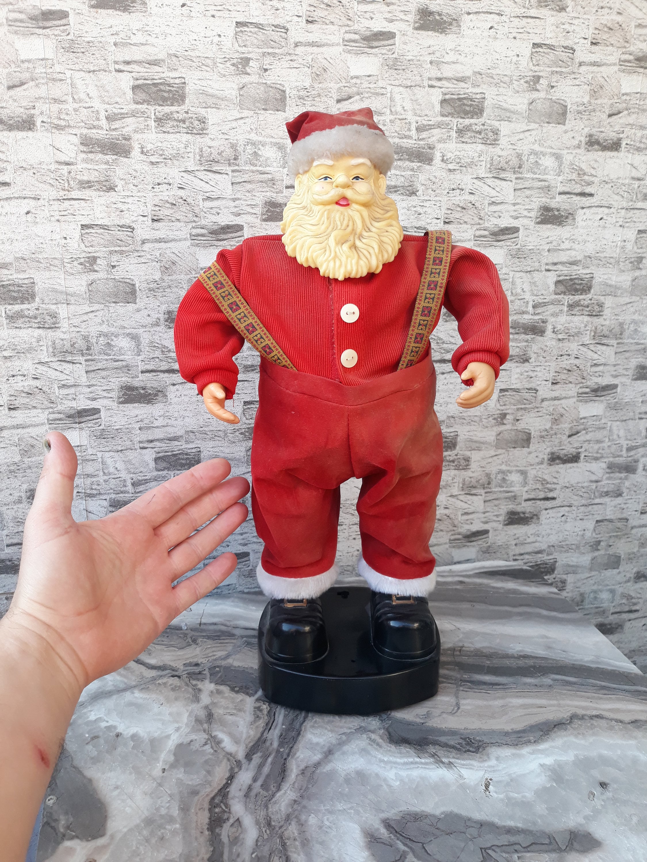Vintage Animated Dancing Santa - 1980s Christmas Decor - Etsy