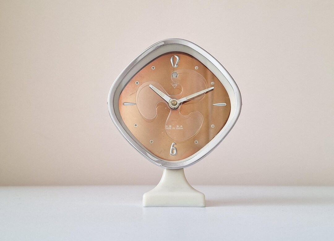 Antique Animated Alarm Clock: 1970s Retro Table Decor - Etsy