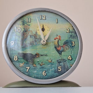 Smith Rare Antique Chicken Alarm Clock, Antique Smith Clock, Smith ...