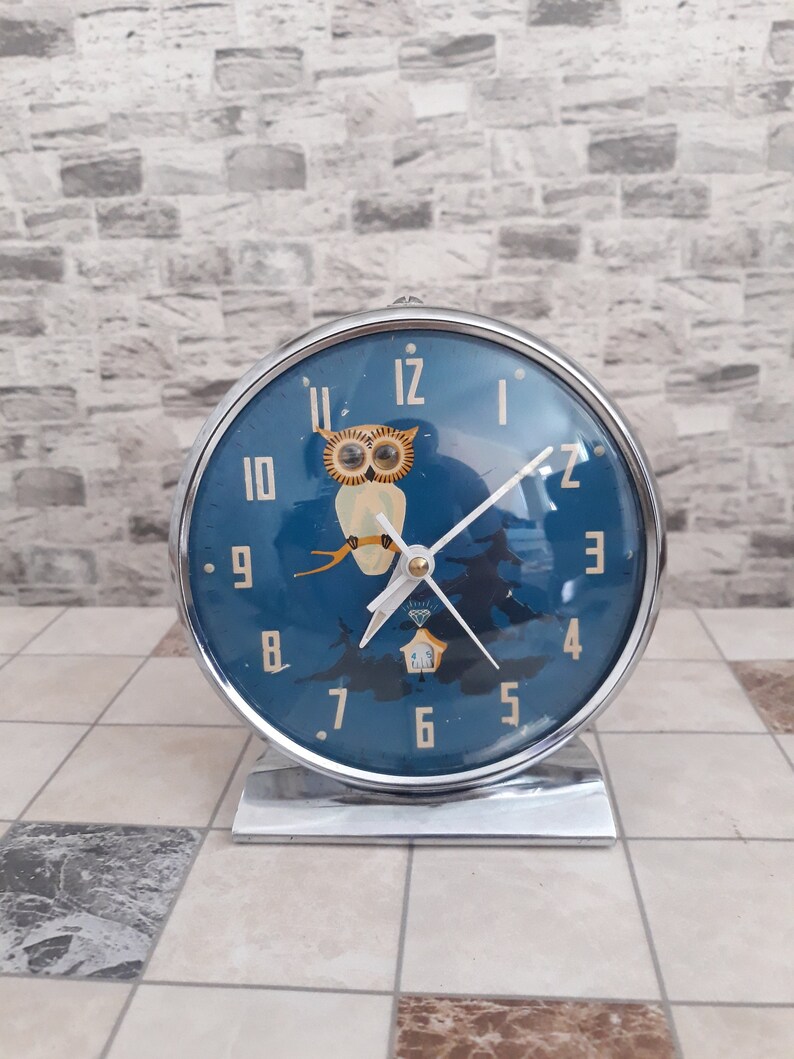 Antique Rare Owl Alarm Clock Antique Clock Vintage Clock - Etsy