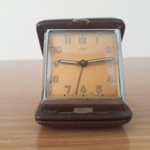 Antique Oris Alarm Clock, Antique Clock, Vintage Clock, Oris Clock ...