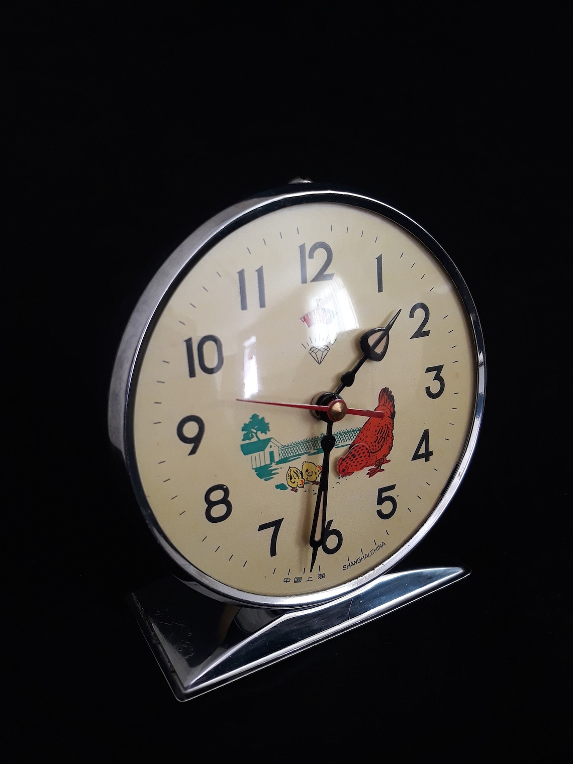Vintage Clock Mechanical Clock Animated Clock Chicken - Etsy