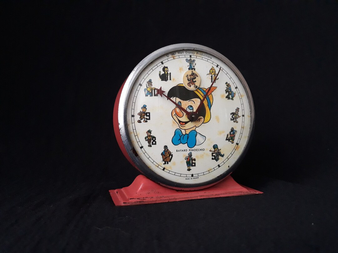 Antique Rare Pinocchio Alarm Clock Antique Clock Pinocchio - Etsy