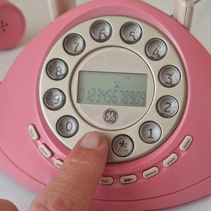 Vintage Rare Retro Pink Home Phone, Pink Phone, Home Phone, Telephone ...