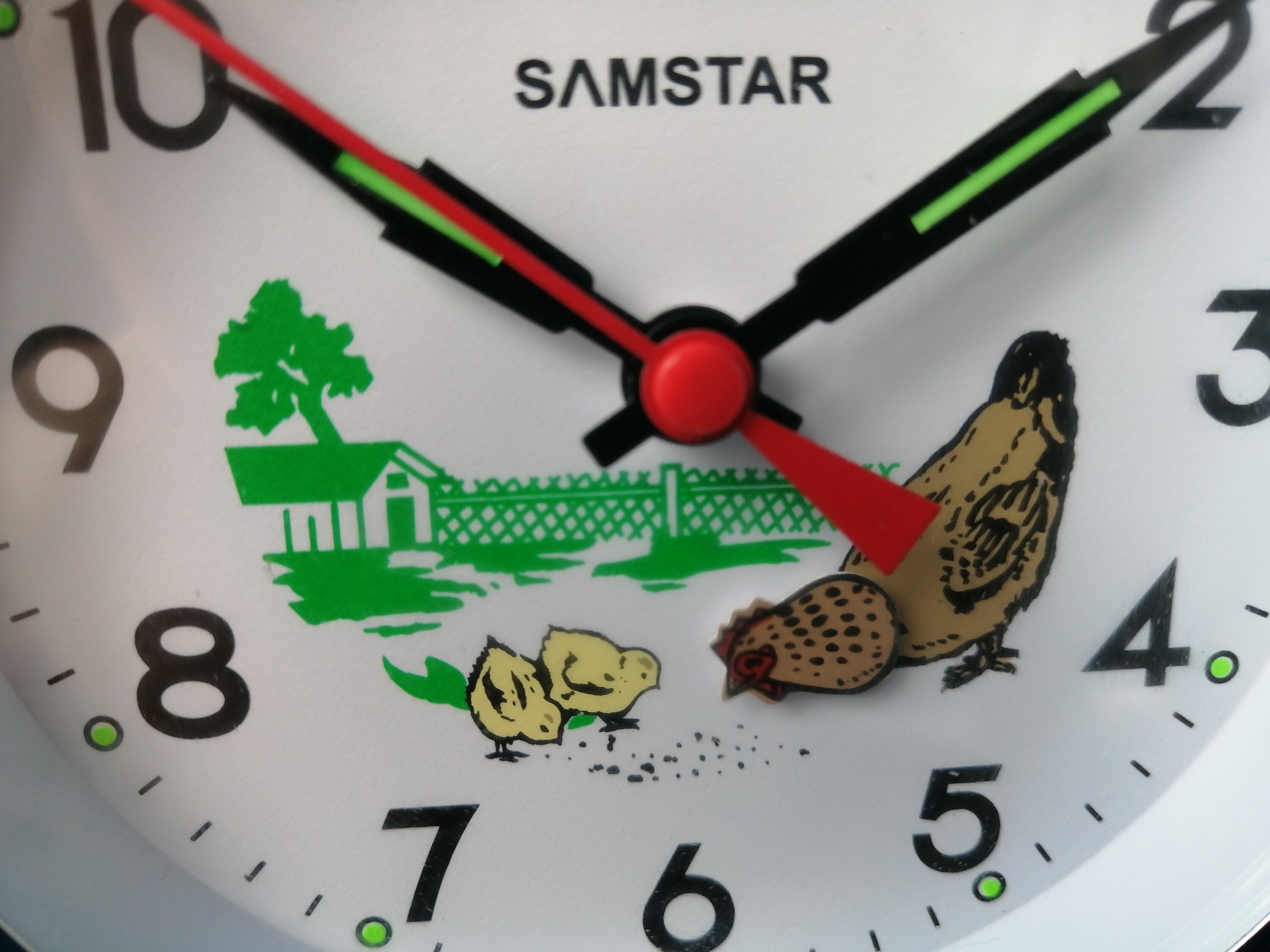 Vintage Clock Mechanical Clock Animated Clock Chicken | Etsy