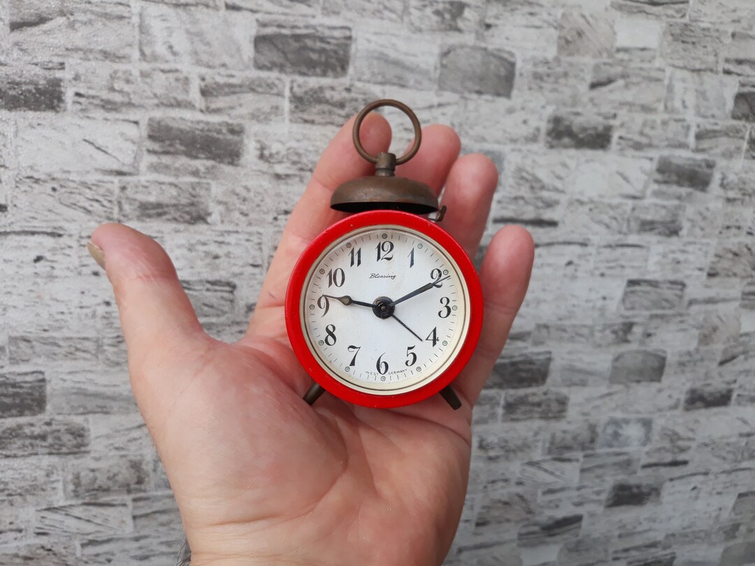 Antique Rare Blessing Alarm Clock, Alarm Clock, Antique Clock, Clock ...