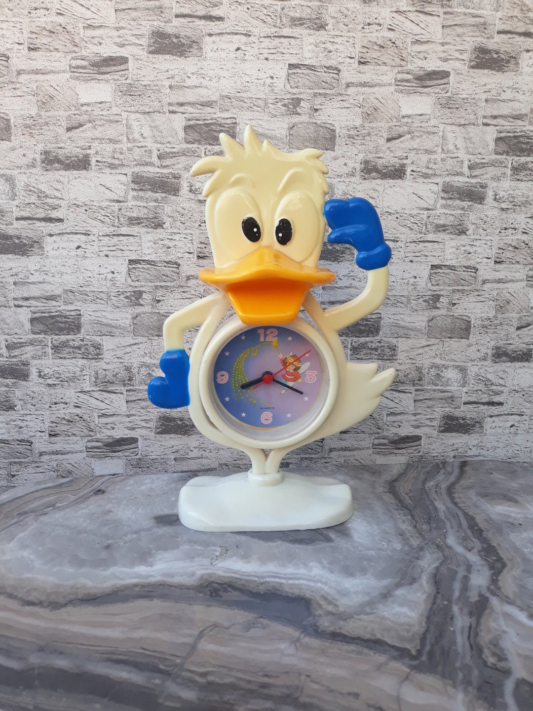 Vintage 1980s Duck Desk Clock: Children's Room Decor - Etsy