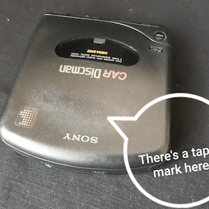 Vintage Sony Discman Cd Compact Player, Sony Discman, Sony Cd Player ...