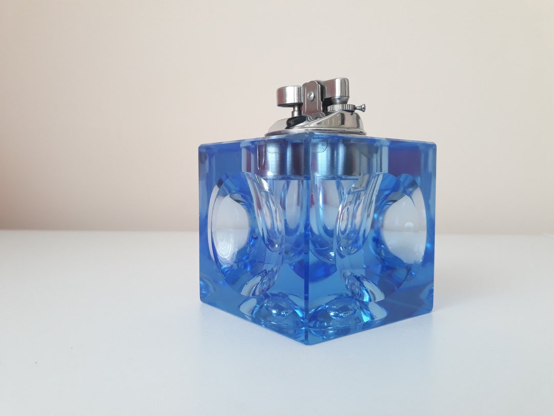 Antika Crystal Table Lighter, Antique Lighter, Table Lighter, Vintage ...