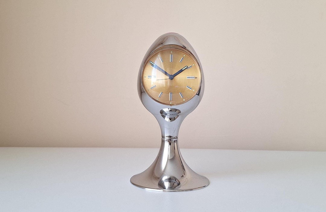 Retro Space Age Mechanical Clock - 1980s German Made - Etsy