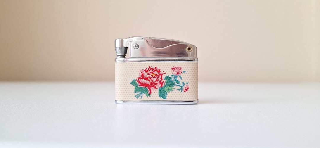 Antique Rare Rose Collectible Lighter, Rose Lighter, Antique Lighter ...