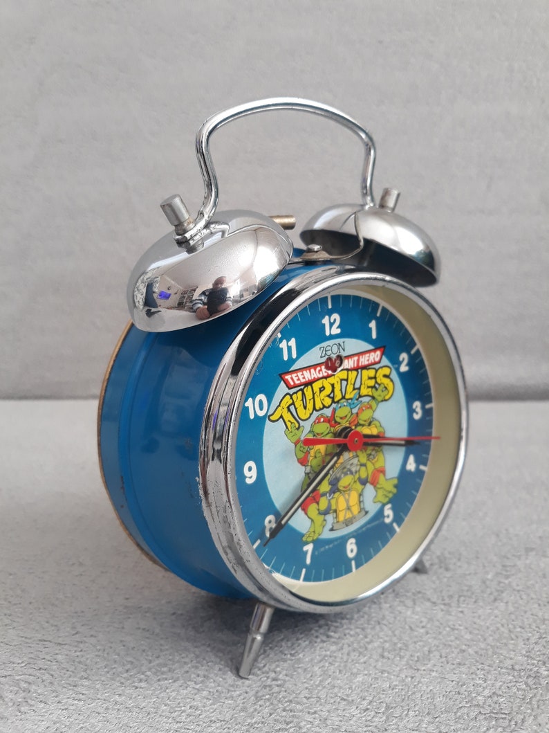 Vintage Clock Ninja Turtles Alarm Clock Ninja Turtle Clock - Etsy