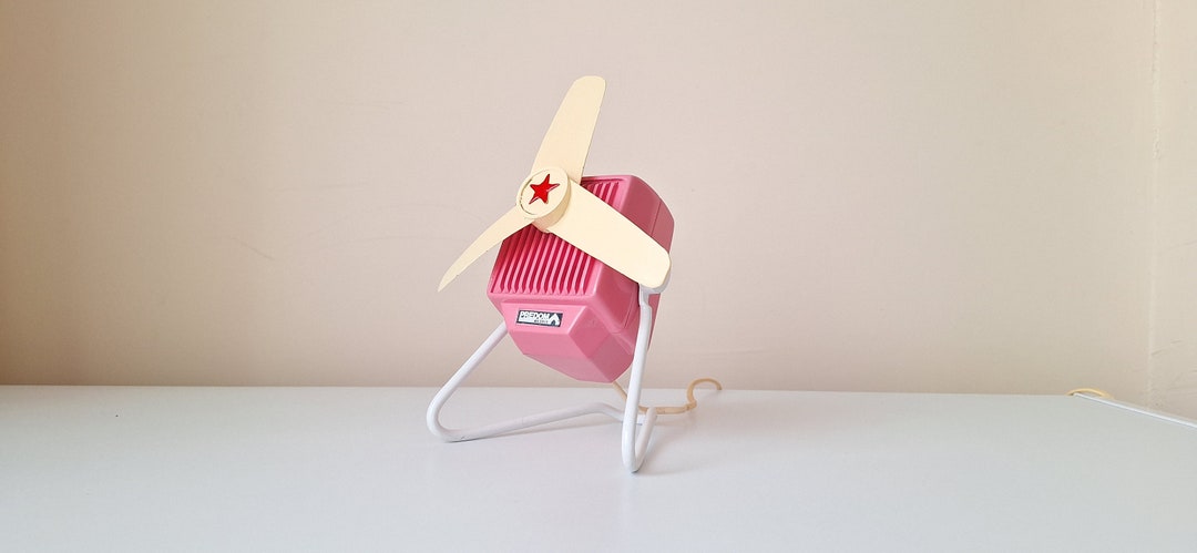 Antique Predom Metrix Fan: Restored Pink Retro Desk Fan - Etsy