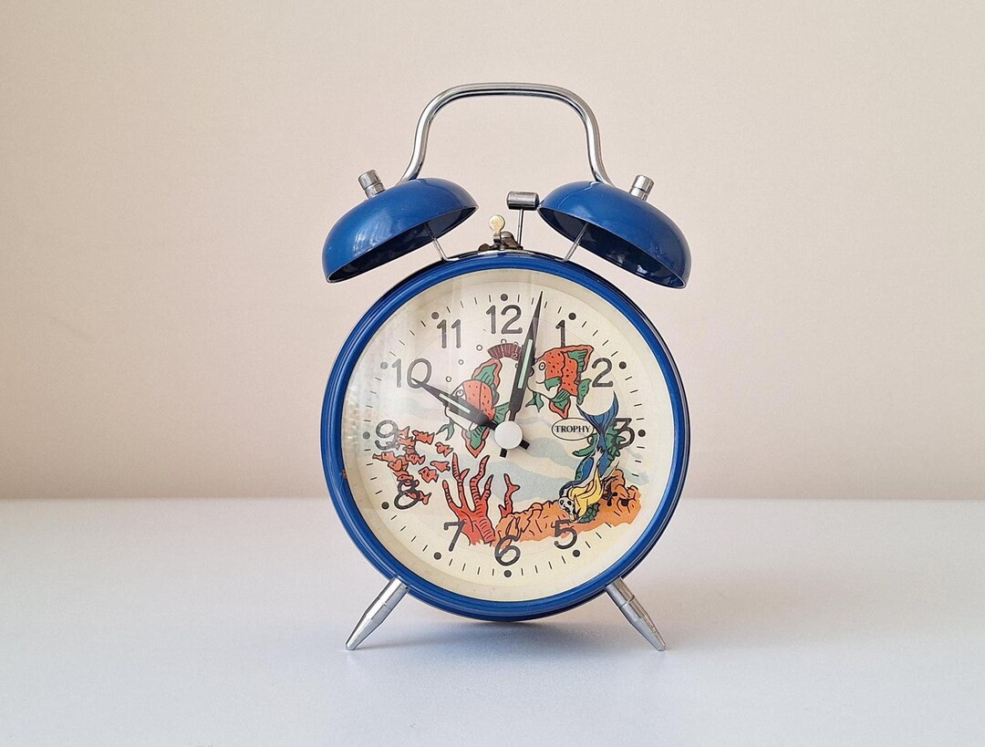 Antique Animated Mermaid Alarm Clock - 1970s Sea Decor - Etsy