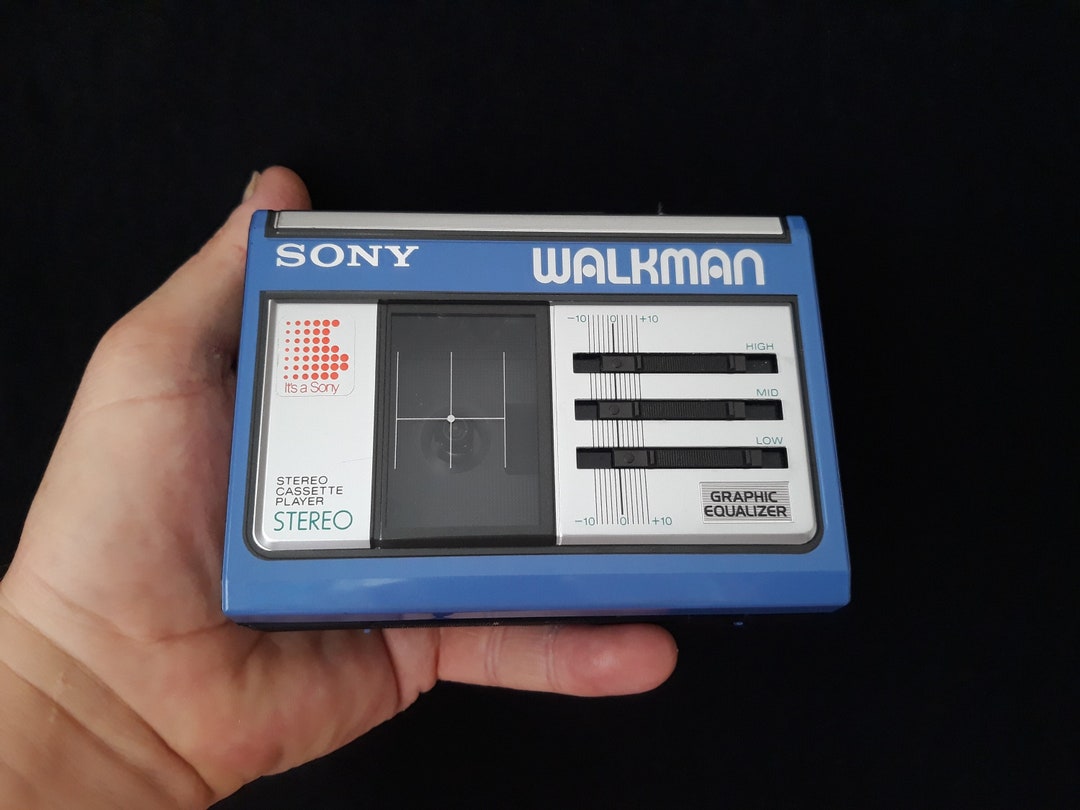 Vintage Rare Sony Walkman, Cassette Player, Sony Cassette Player ...