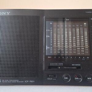 Vintage Sony ICF-7601 12 Band Worldwide Receiver - Etsy