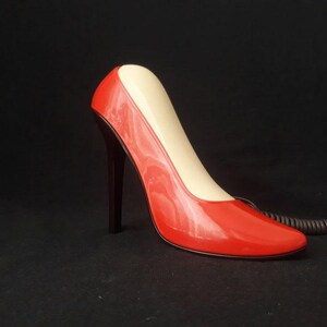 Vintage 1980s Red Shoe Phone: Novelty Home Decor - Etsy