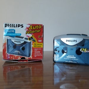 Vintage Philips Walkman Cassette Player AQ 6598 - Fully Working - Etsy