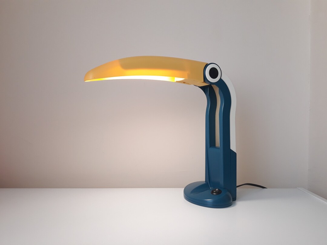 Vintage Toucan Desk Lamp - H.T Huang Design - 1980s Decor - Etsy