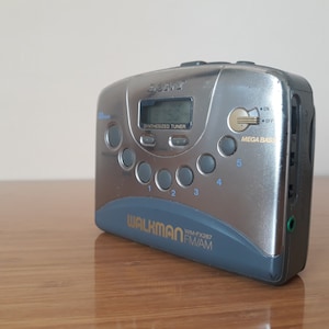 Vintage Sony Walkman Cassette Player, Rare Sony Cassette Player ...