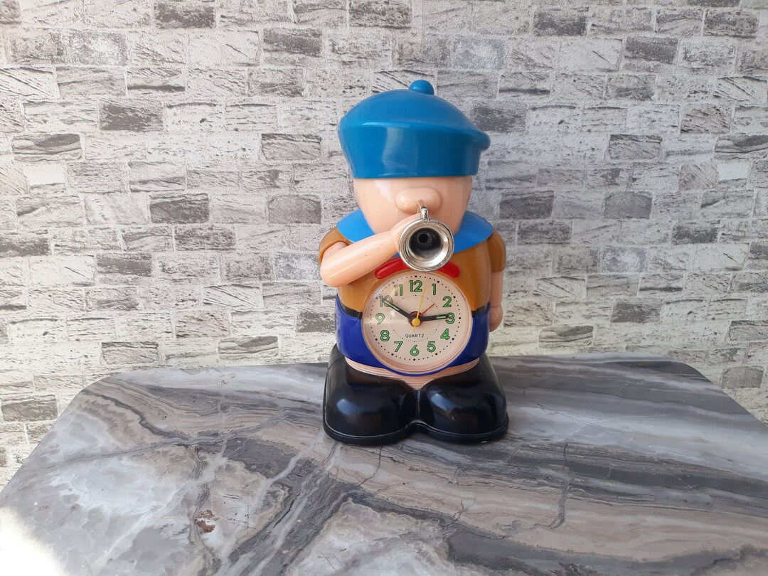 Rare Vintage Boy Scout Musical Clock, Scout Boy Clock, Scout Clock, Noy ...