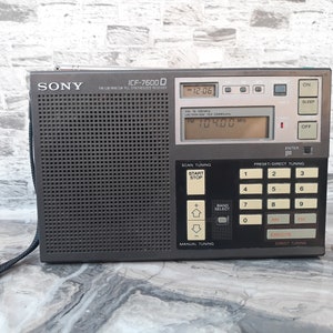 Vintage Sony ICF-7600D, Sony ICF7600D, Sony, Sony Radio, Sony, Vintage Radio, Fully Working ...