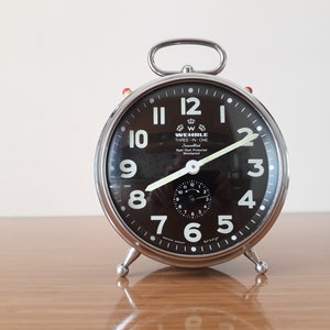 Antique Clock, Wehrle Clock, Three-in-one Clock, 3-function Clock, Rare ...