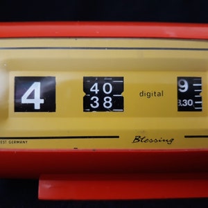 Rare Blessing Digital Alarm Clock, Blessing Clock, Space Age Clock ...