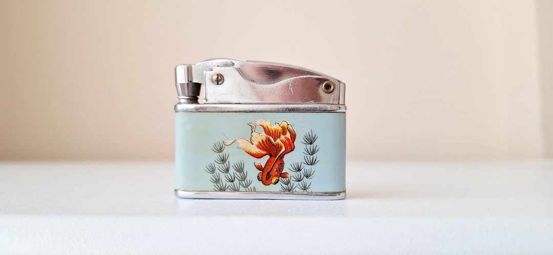 Antique Rare Aquarium Collectible Lighter, Aquarium Lighter, Antique ...