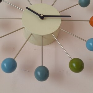 Retro Wall Clock, Wall Electronic Clock, Space Age Clock, Space Age ...
