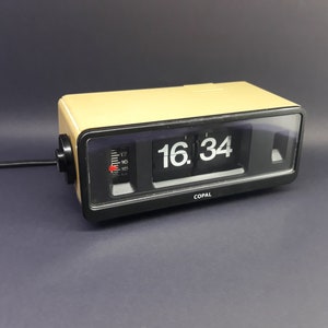 Vintage Copal Clock, Electronic Clock, Copal Clock, Leaf Clock, Space ...