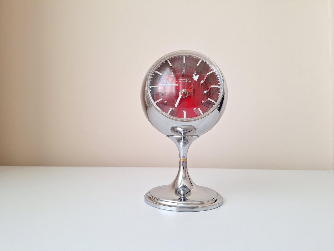 Vintage STRAUSS Canadian Time Clock: Retro Pop Art Space Age Decor - Etsy