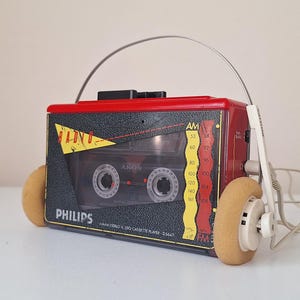 Vintage Philips Walkman D6648 - Retro Cassette Player - Etsy