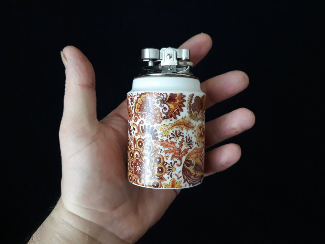 Antique Porcelain Table Lighter, Antique Lighter, Table Lighter ...