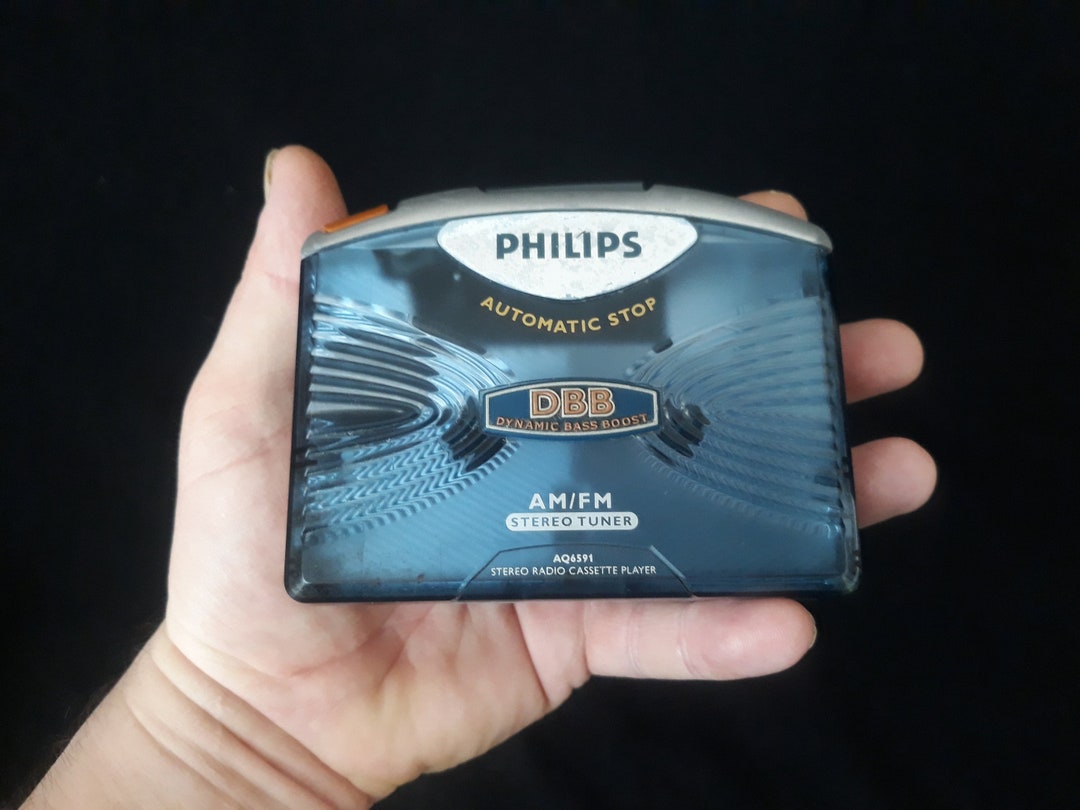 Vintage Rare Philips Walkman Cassette Player, Rare Philips Cassette ...