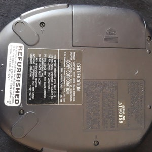 Vintage Sony Discman Cd Compact Player Sony Discman Sony Cd - Etsy