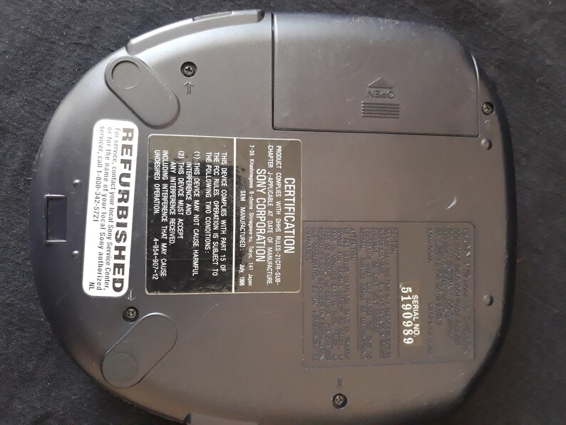 Vintage Sony Discman Cd Compact Player Sony Discman Sony Cd - Etsy