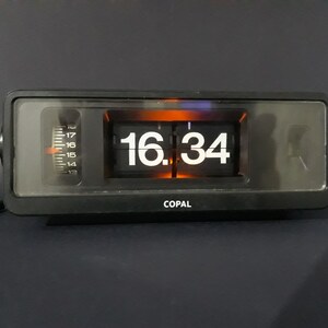 Vintage Copal Clock, Electronic Clock, Copal Clock, Leaf Clock, Space ...