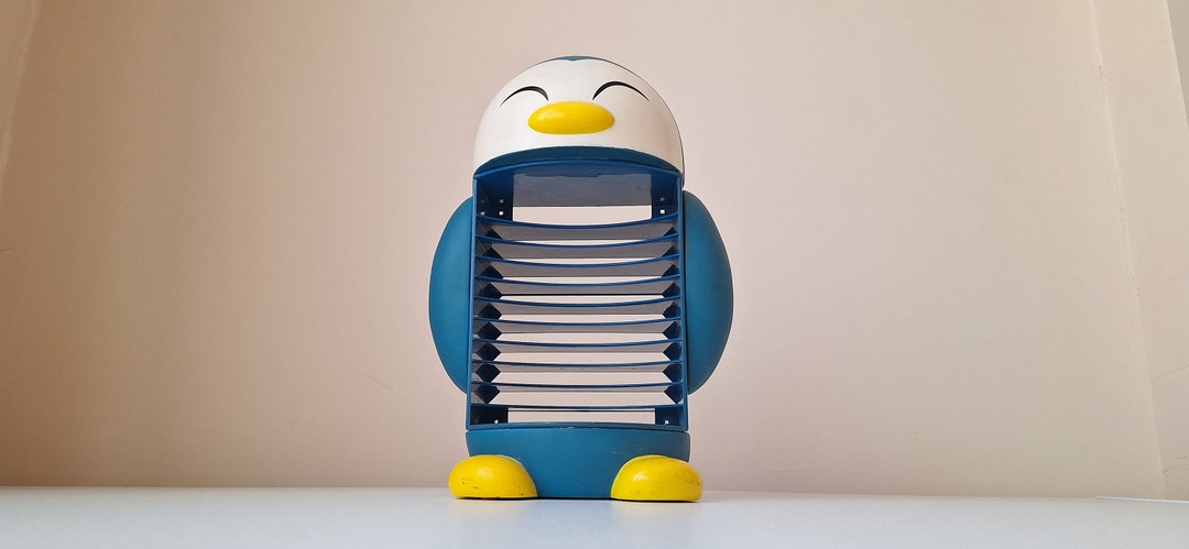 Vintage Rare Penguin CD Box, Penguin CD Box, CD Box, Cd, Penguin, Home ...