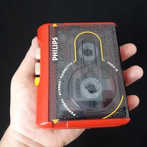 Vintage Rare Philips Walkman Cassette Player, Rare Philips Cassette ...