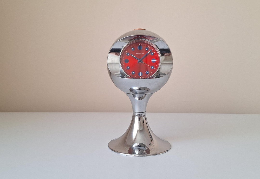 Retro Space Age Mechanical Clock - Made in Germany 1980s - Etsy