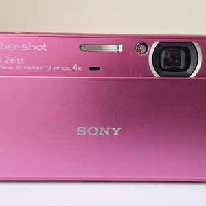 Vintage Pink Sony Cybershot DSC-T99 Camera With Accessories - Etsy