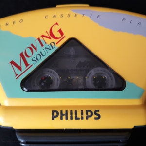 Vintage Rare Philips Walkman Cassette Player, Rare Philips Cassette ...
