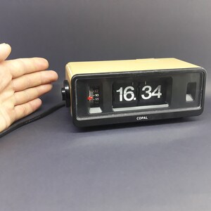 Vintage Copal Clock, Electronic Clock, Copal Clock, Leaf Clock, Space ...