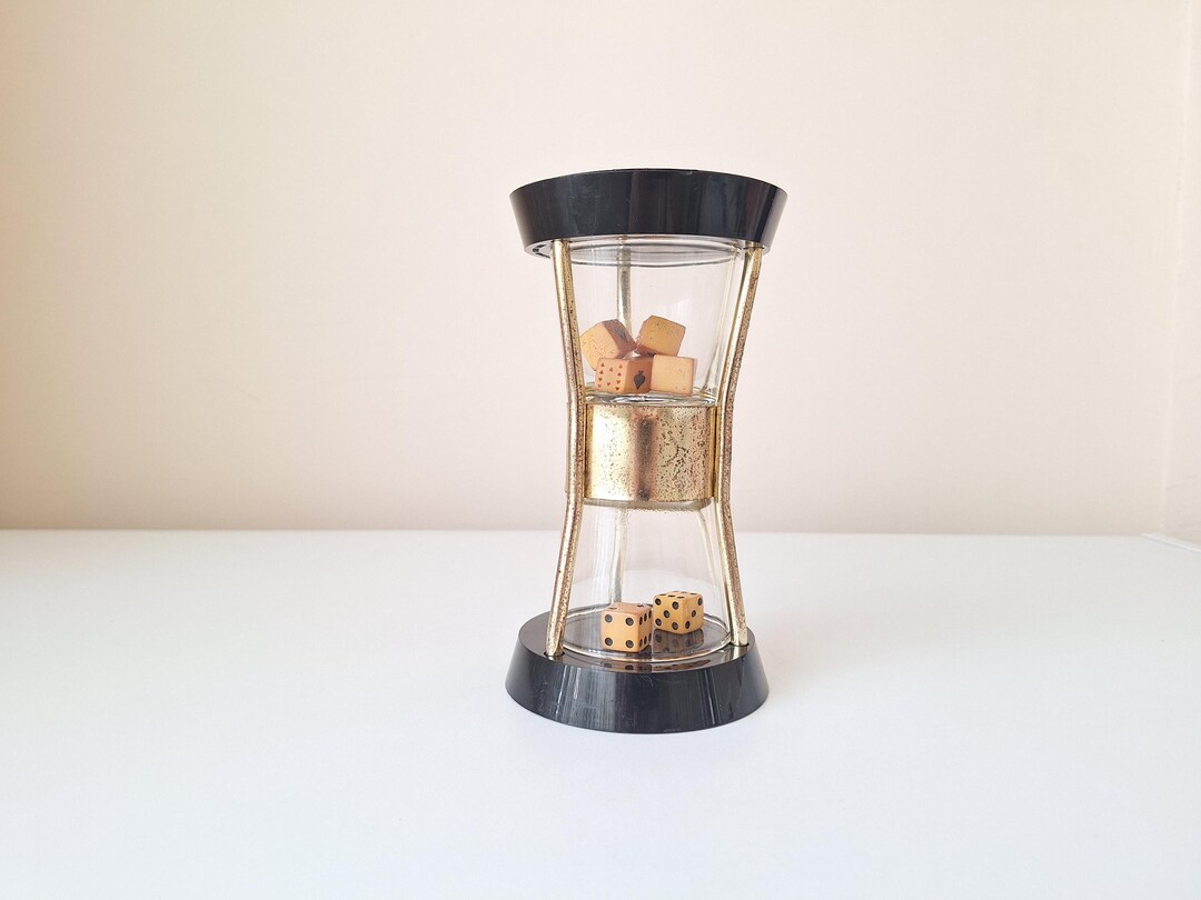 Antique Wide Range Industries Dice Shaker: Poker Game, Office Decor - Etsy