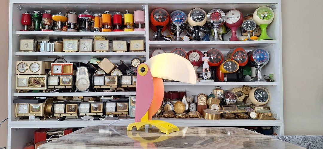 Pink Lamp, Pop Art Lamp, Parrot Lamp, Bird Lamp, Wonderful Home Decor ...