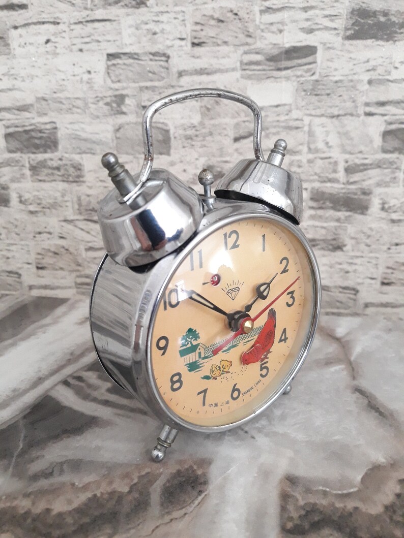 Antique Clock Mechanical Clock Animated Clock Chicken - Etsy