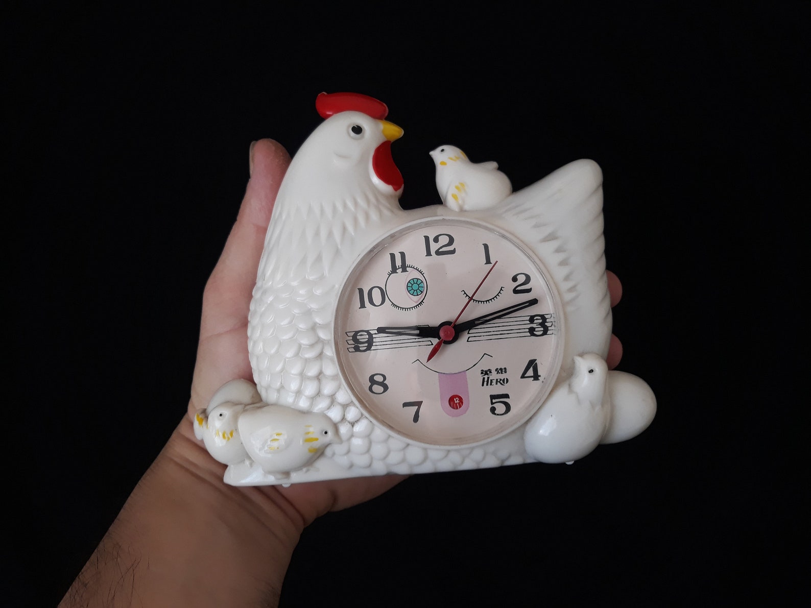 Rare Antique Clock Mechanical Clock Old Clock Chicken - Etsy