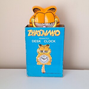 Rare Garfield Wall Clock, Vintage Garfield Wall Clock, Garfield Clock ...